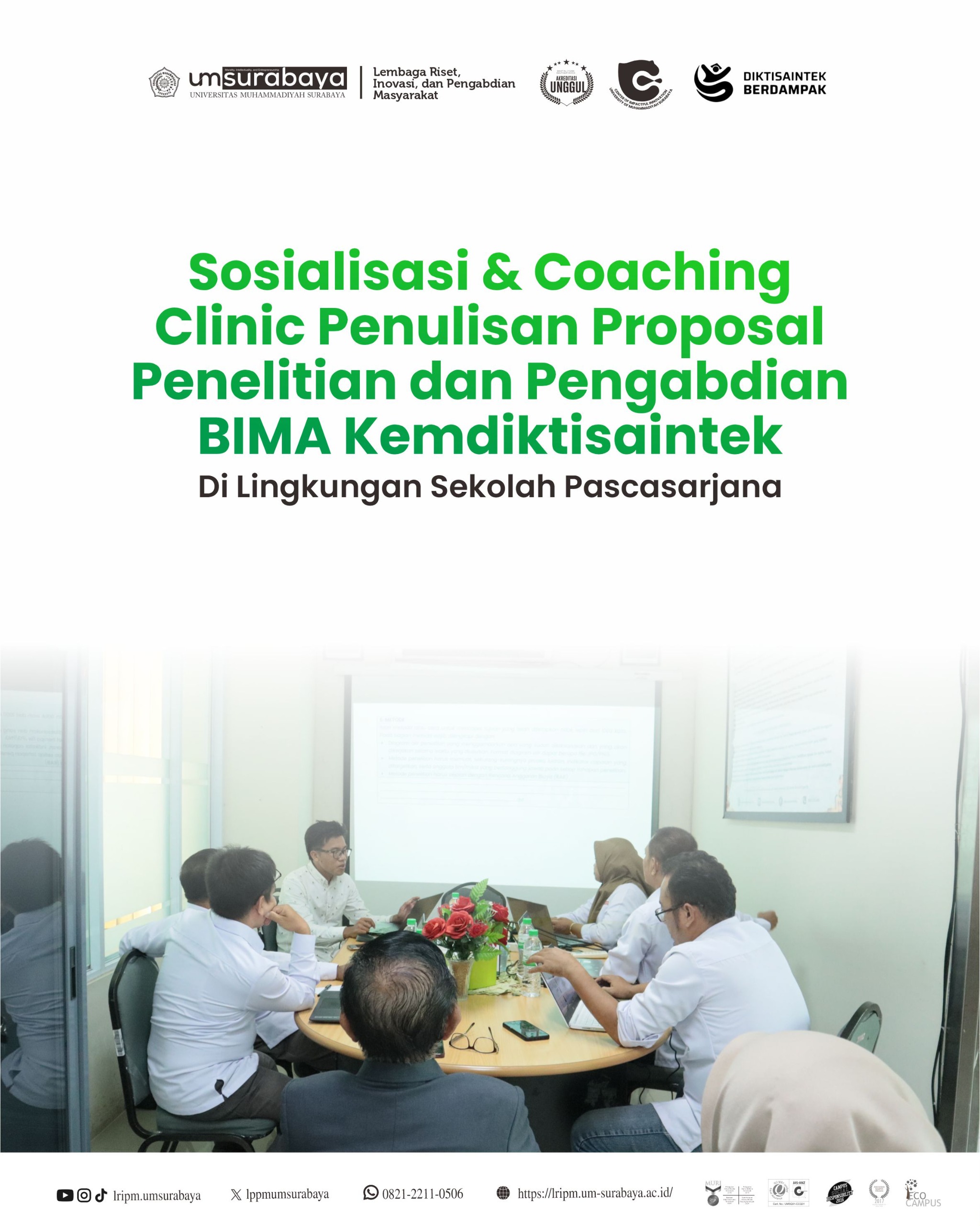 Program Sosialisasi dan Coaching Clinik Penulisan Proposal Penelitian ...